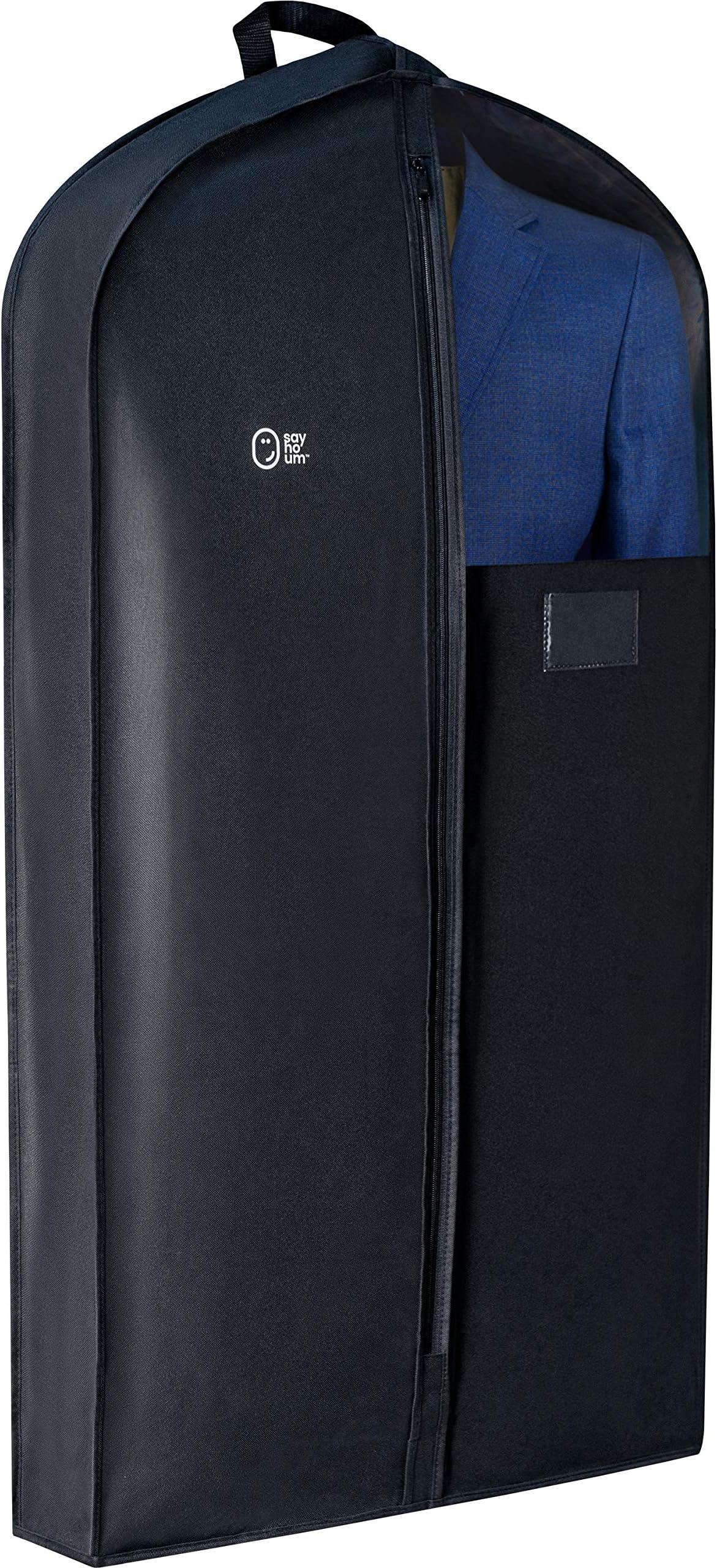 Amazon.com: Luxury Storage Garment Bag for Men Suit, Long Women Dress ...