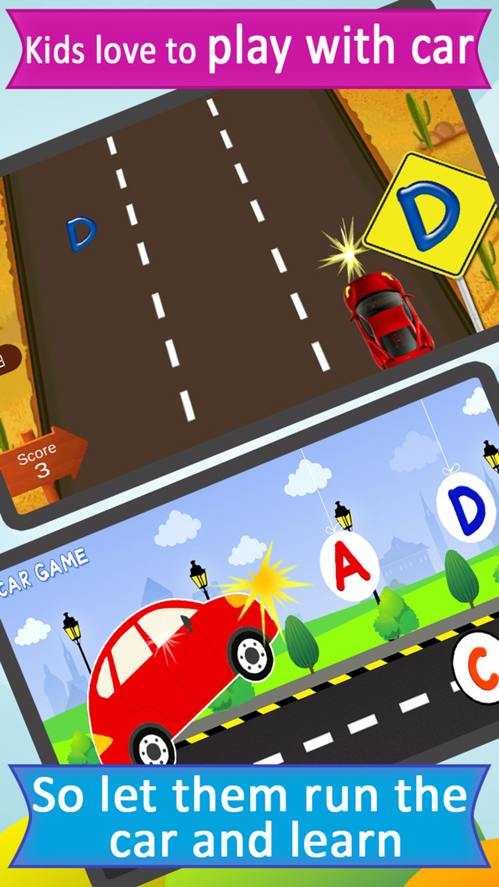 Alphabet car game for kids - App on the Amazon Appstore
