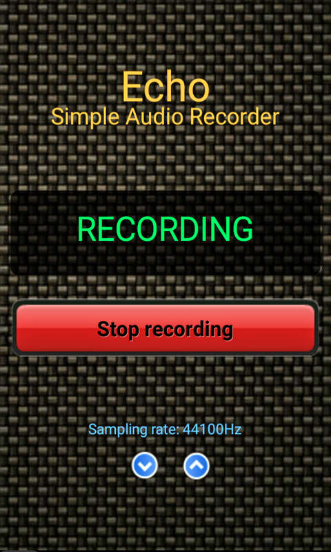 Echo Audio Recorder - App on Amazon Appstore