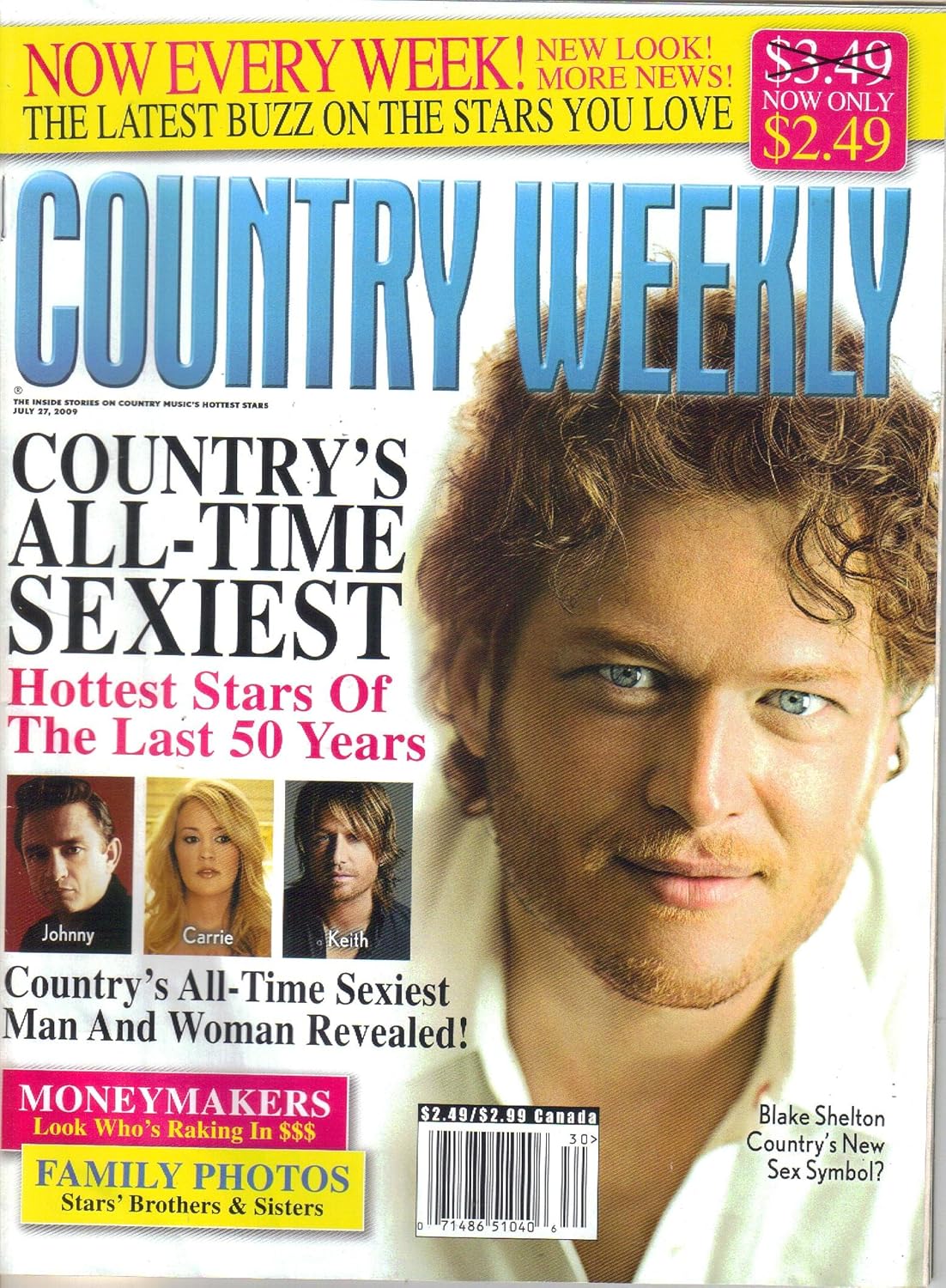 Country Weekly Magazine, Vol. 16, No. 27 (July 27, 2009): Shane ...