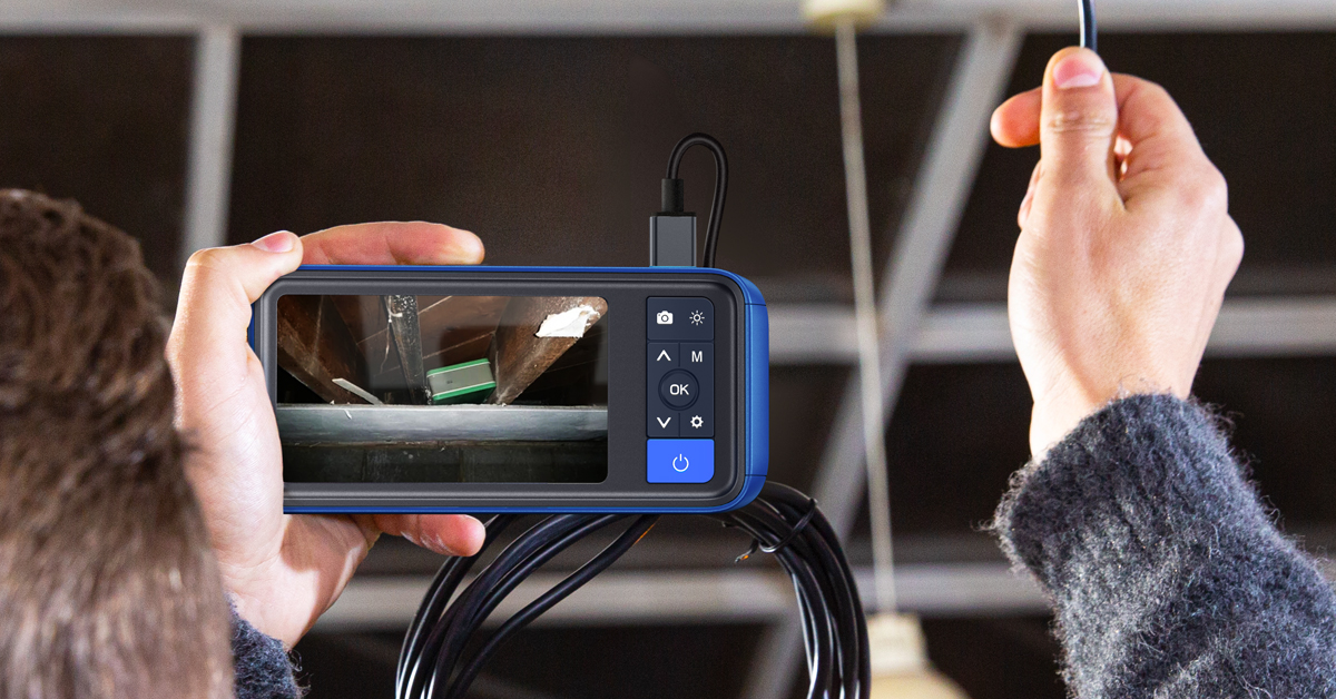 Watch Teslong MS450 Endoscope - Borescope Review on Amazon Live
