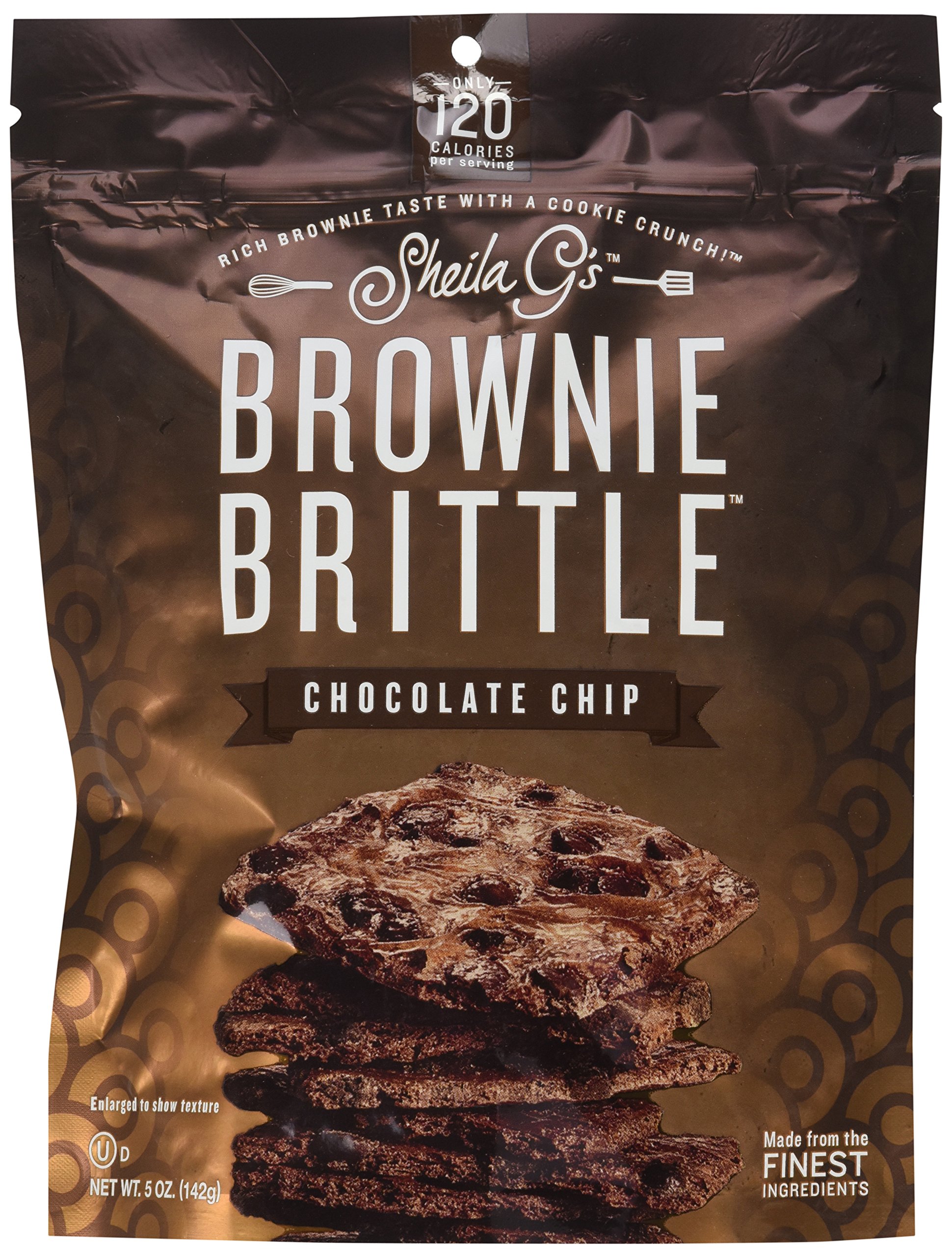 Amazon.com: Sheila G's Brownie Brittle Chocolate Chip - 6 Pack - 5oz.