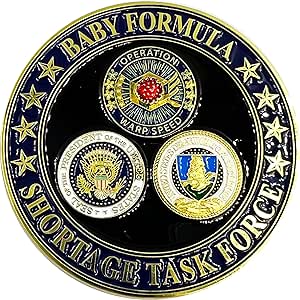 Amazon.com: CL4-01 Operation Warp Speed Challenge Coin Baby Formula ...