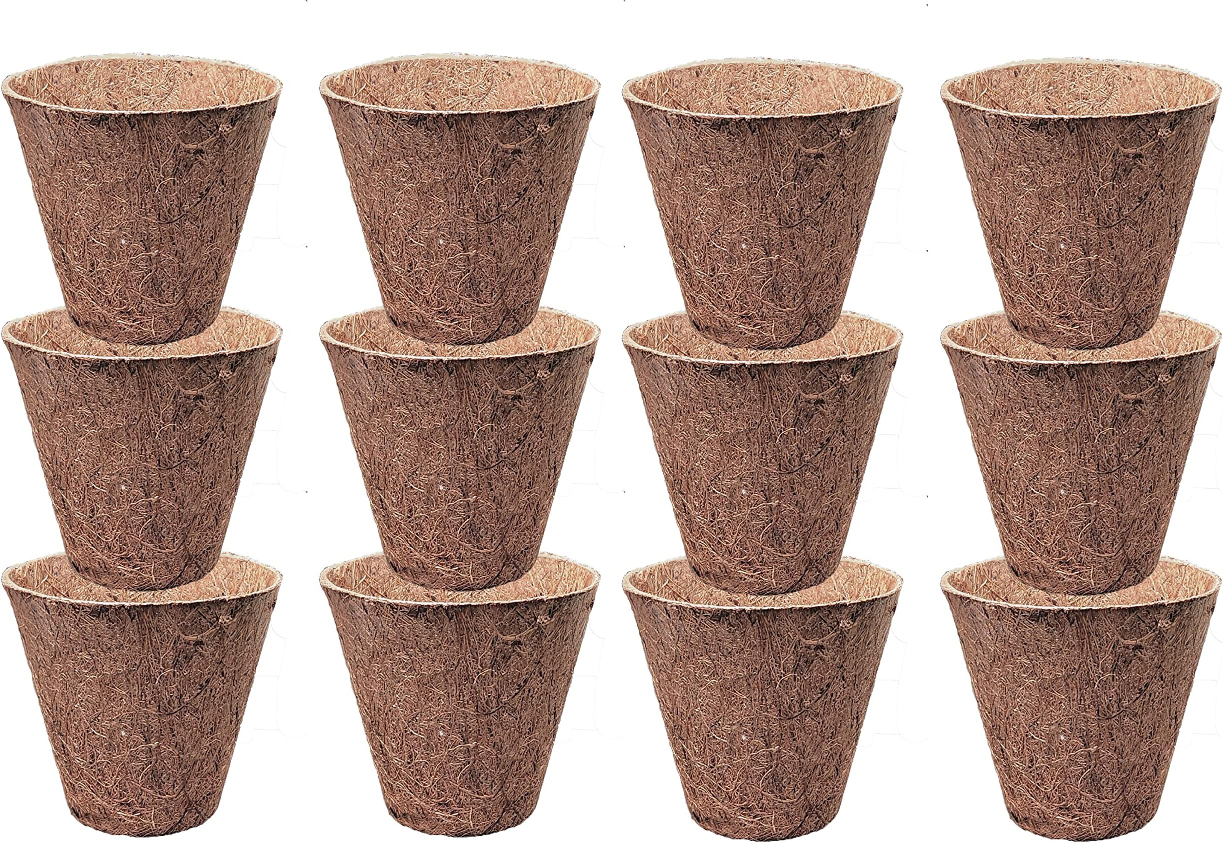 Amazon.com: Br BRILLANTE Plant Starter Peat Pots - 30 Pack of 4 Inch ...