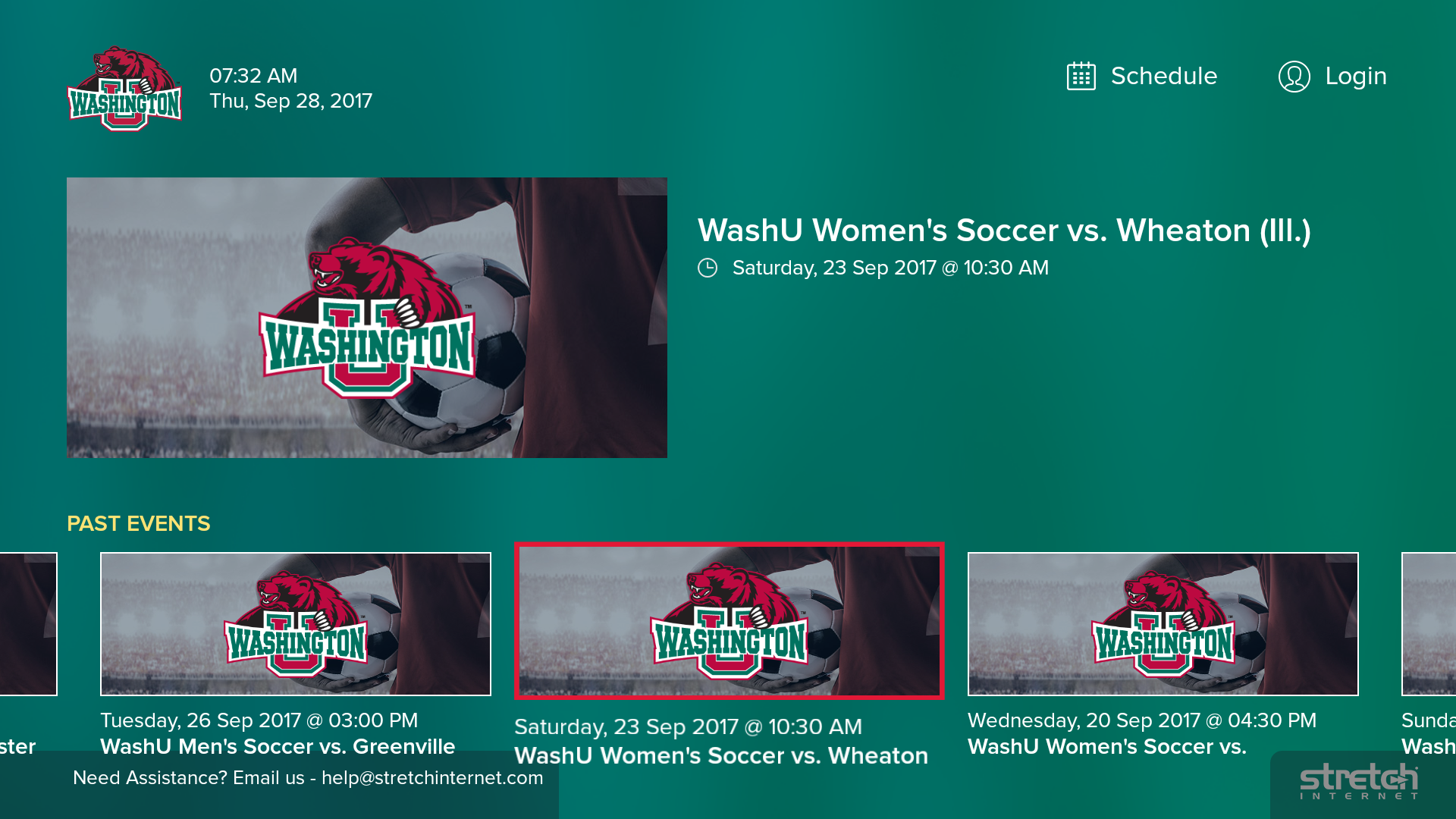 WashU Sports Network - App on Amazon Appstore