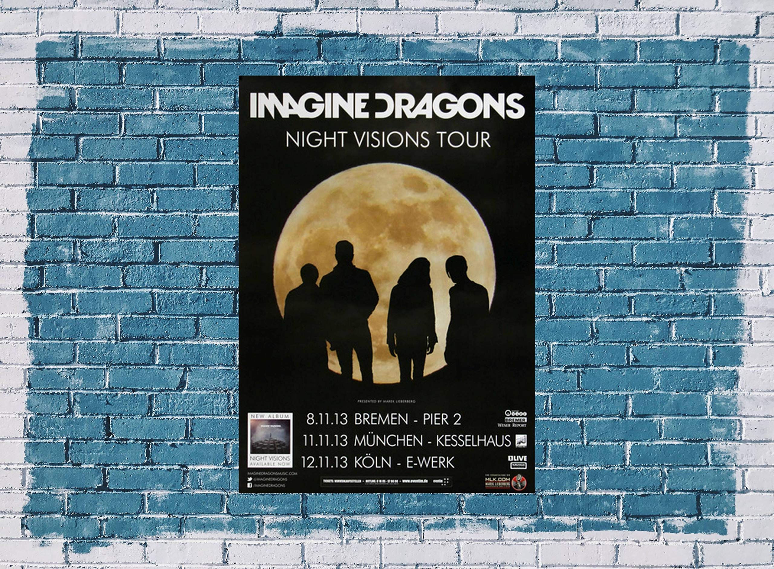 Imagine Dragons Night Visions Tour Poster