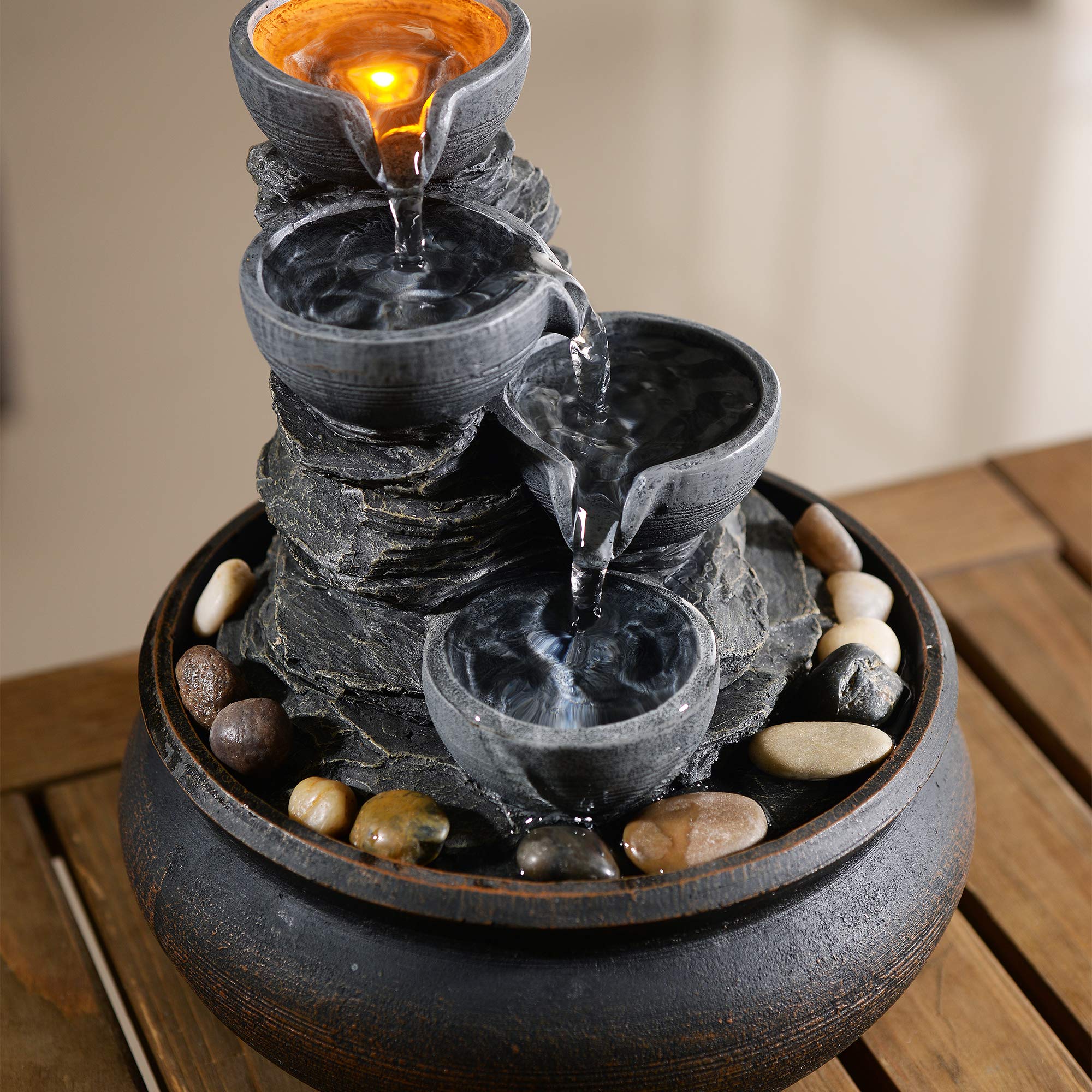 Water Feature Side Table