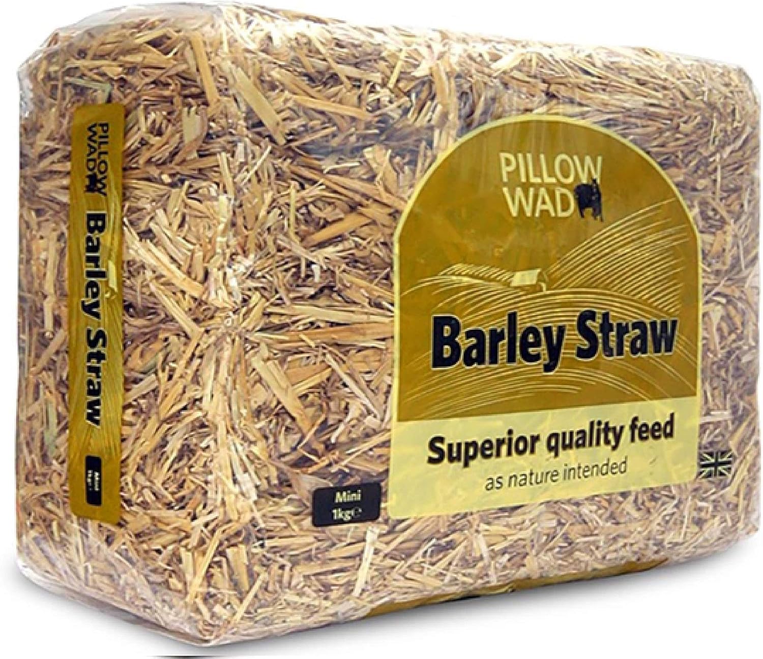 Pillow Wad - BARLEY STRAW - 1kg x1 : Amazon.co.uk: Pet Supplies