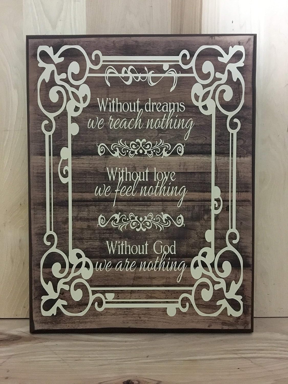Amazon.com: God wood sign, Christian wall art, inspirational gift ...