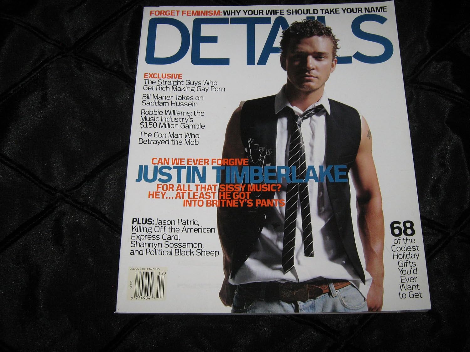 Details Magazine (Justin Timberlake , Jason Pstric , Shannyn Sossamon ...
