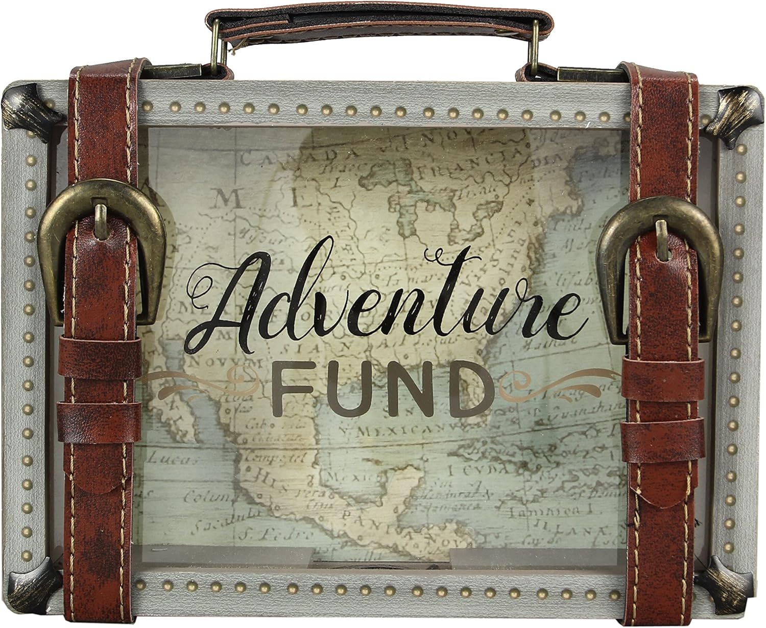 Amazon.com: Young's Inc. Wood Adventure Travel Bank - 9'' L x 2" W x 6 ...