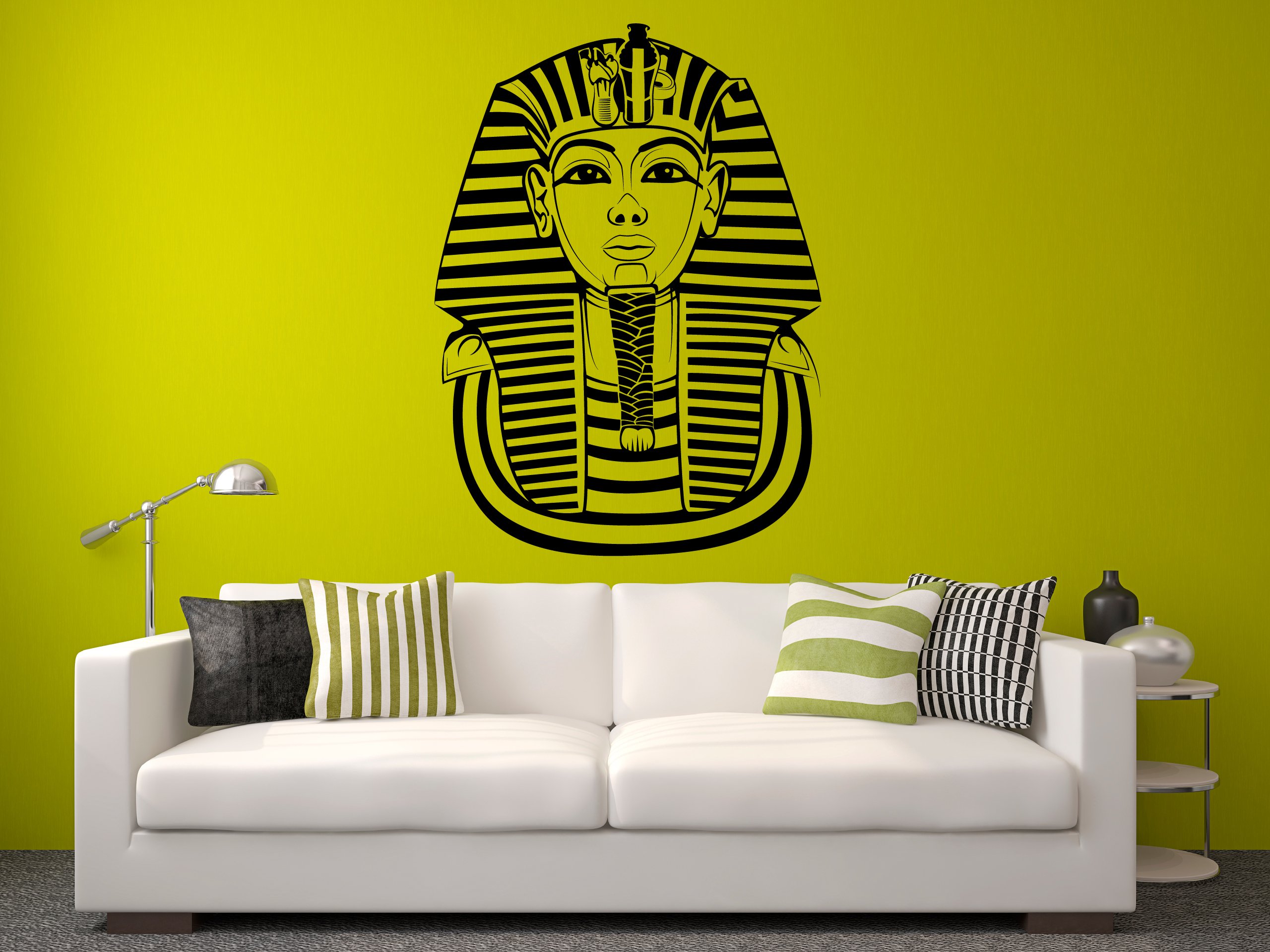 Amazon.com: Tutankhamun King TUT Mask Egyptian Wall Decal - 30" x 22 ...