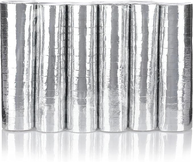 KarneLux Streamers 'Silver Metallic' - Party Decoration for Birthdays ...