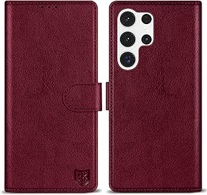 Amazon.com: ZZXX for Samsung Galaxy S23 Ultra Wallet Case with [RFID Blocking] Card Slot ...