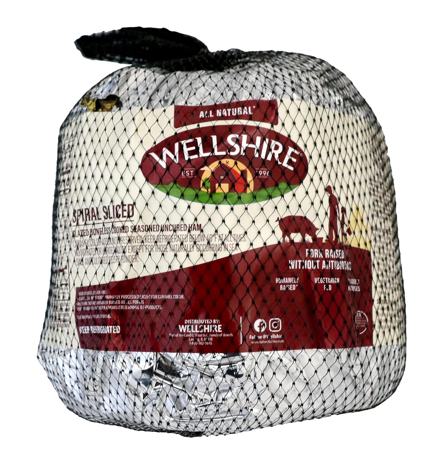 Amazon.com: Wellshire Farms Glazed Boneless Half Ham : Grocery ...