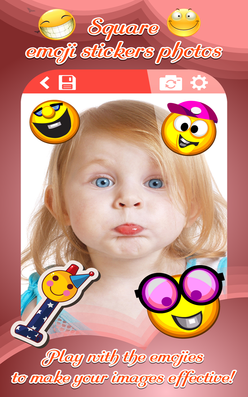 Square Emoji Stickers - Photos - App on Amazon Appstore