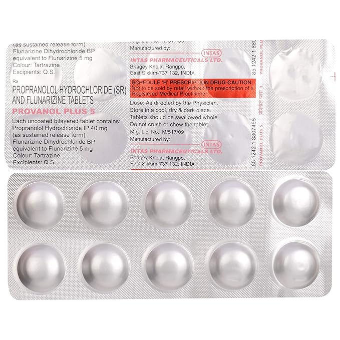 Provanol Plus 5 - Strip of 10 Tablets : Amazon.in: Health & Personal Care