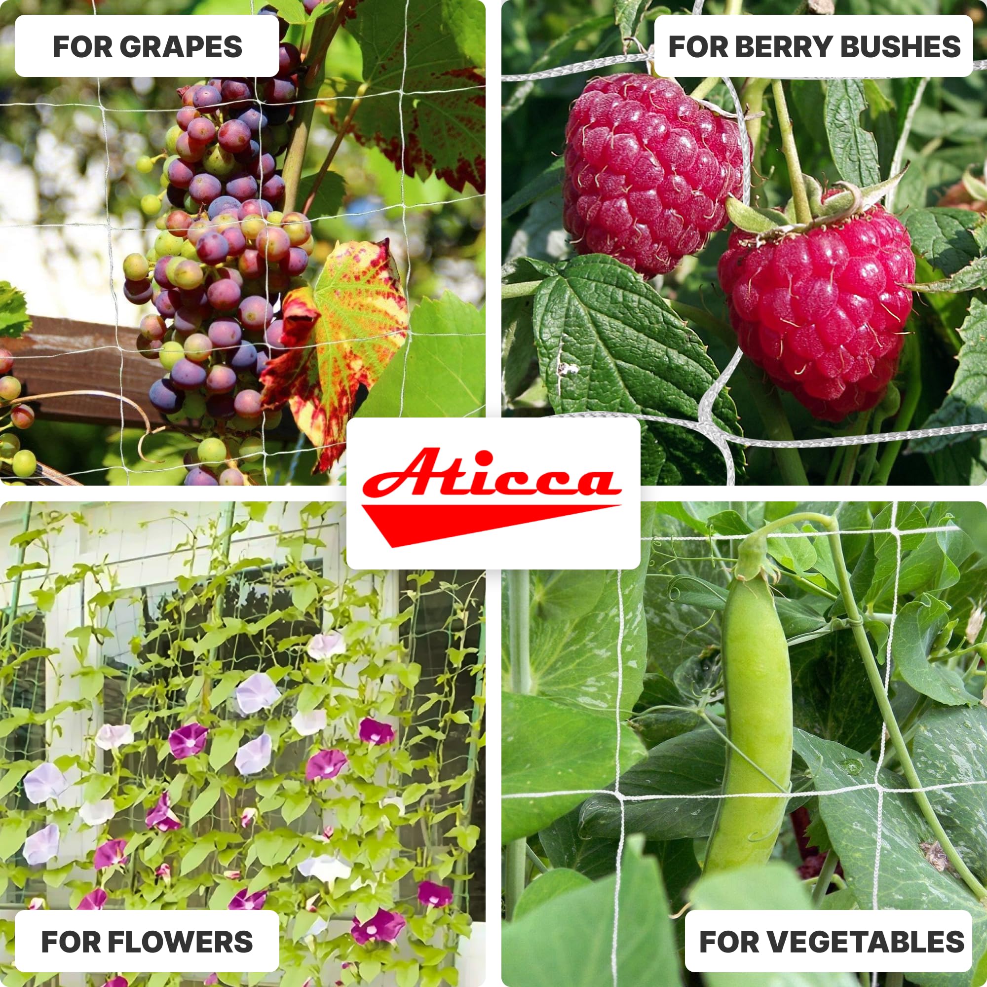Snapklik.com : Trellis Netting 5 X 225 Ft Heavy Duty Polyester Plant ...