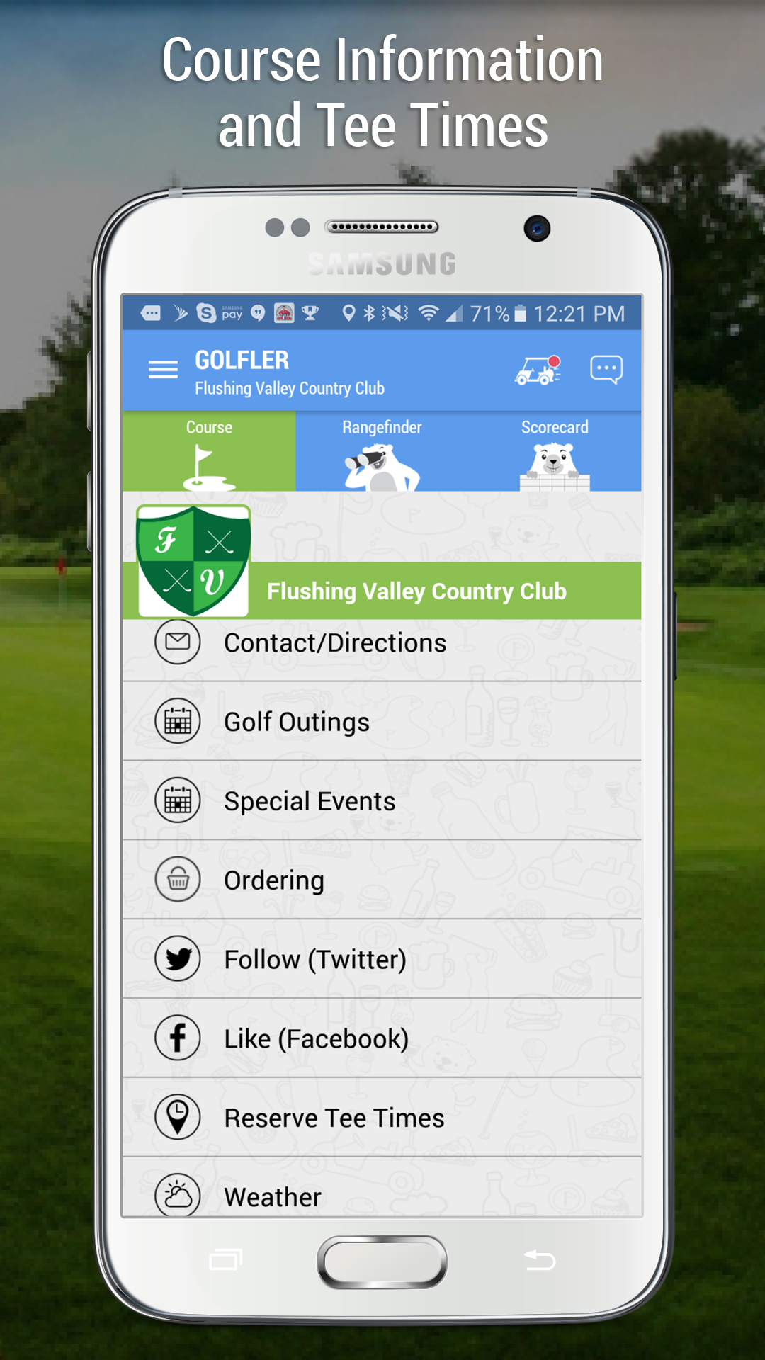 GOLFLER Golf GPS, Rangefinder, Scoring, Tee-Times, Course Info ...