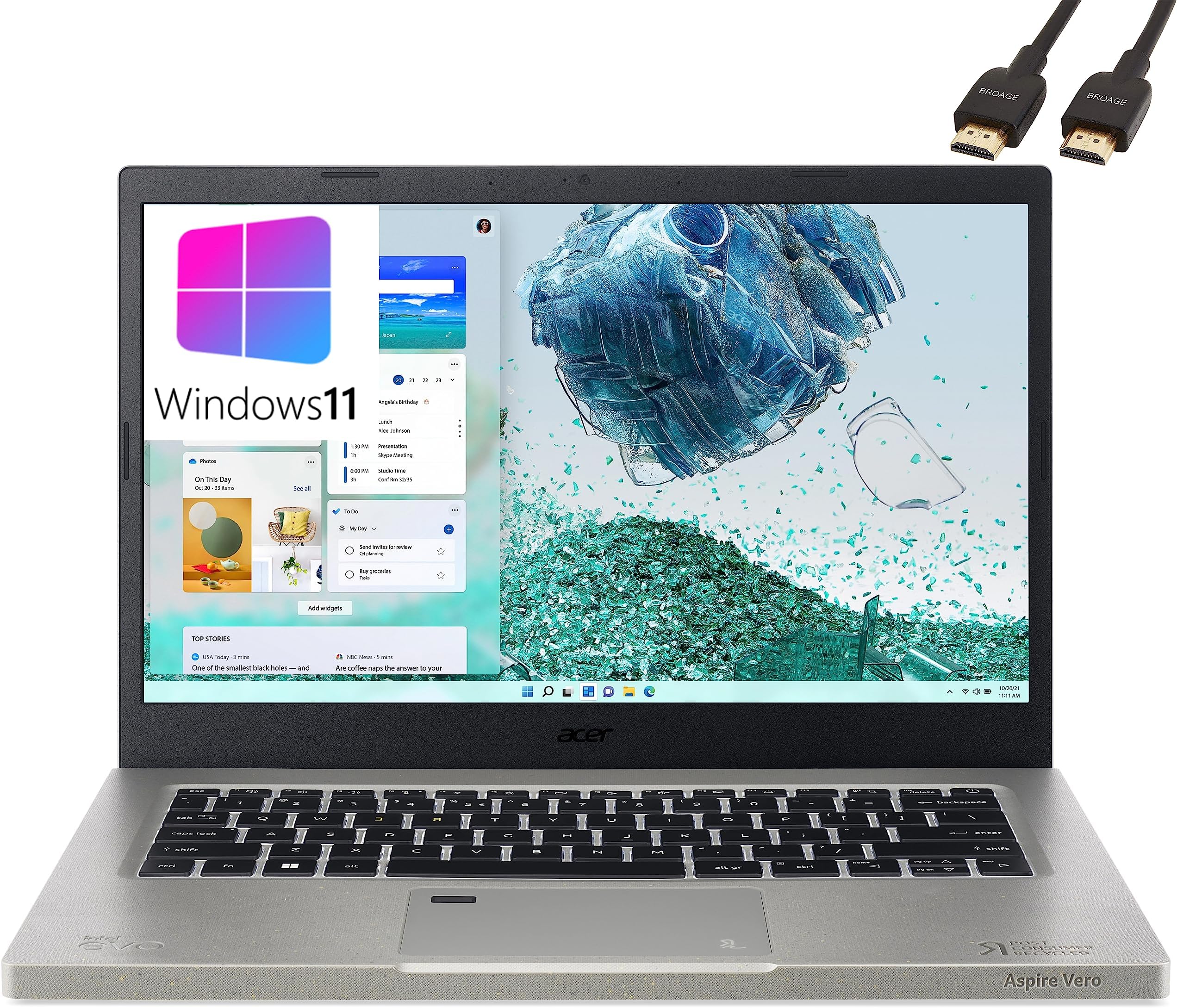 Amazon.com: Acer 2023 Aspire Vero AV14 14" FHD Laptop Computer, 12th ...