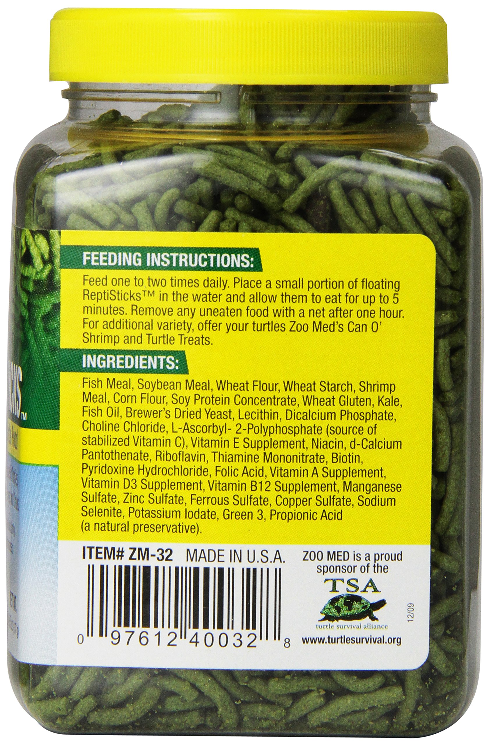 Zoo Med Reptisticks Floating Aquatic Turtle Food Target ReptiSticks™