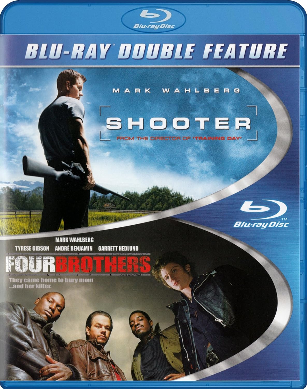 Shooter / Four Brothers (Blu-ray Double Feature) : Mark Wahlberg ...