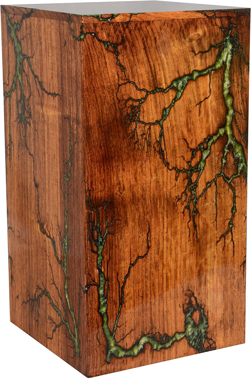 Amazon.com: Resin Urn for Human Ashes Male/Female, Lichtenberg Wooden ...