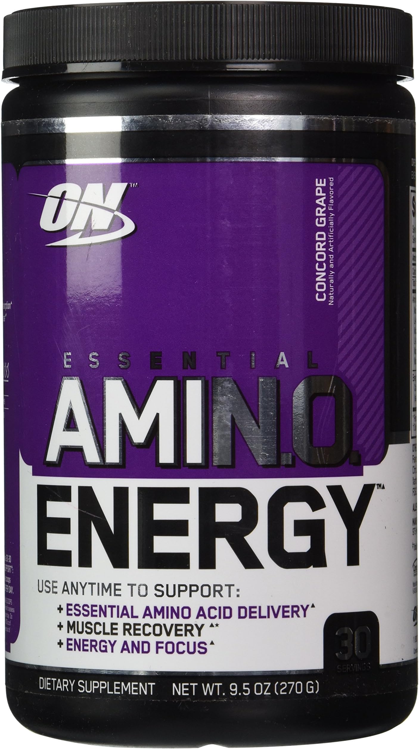 Amazon.com: Optimum Nutrition Essential Amino Energy Concord Grape - 30 ...