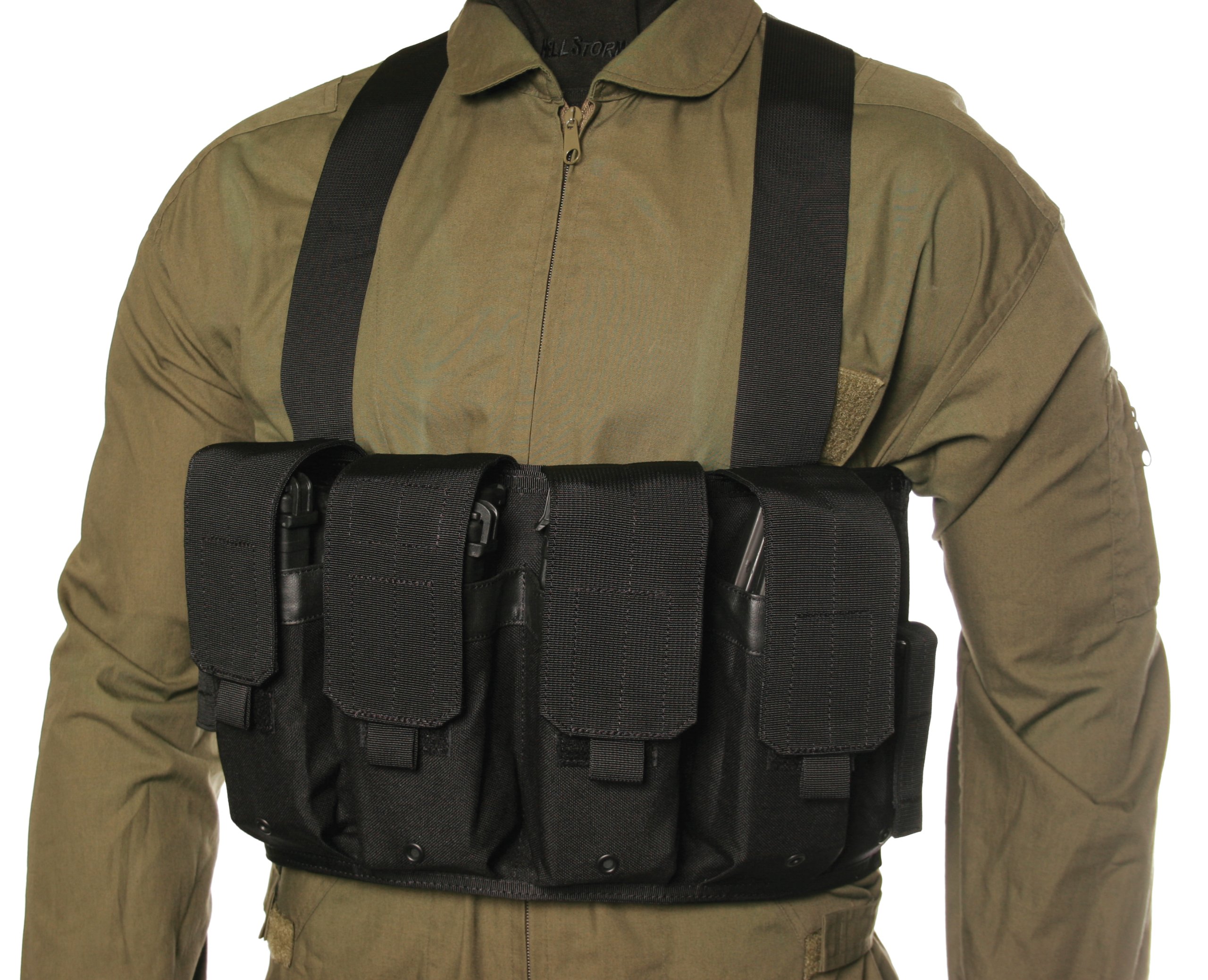 Snapklik.com : BLACKHAWK Black Chest Magazine Pouches