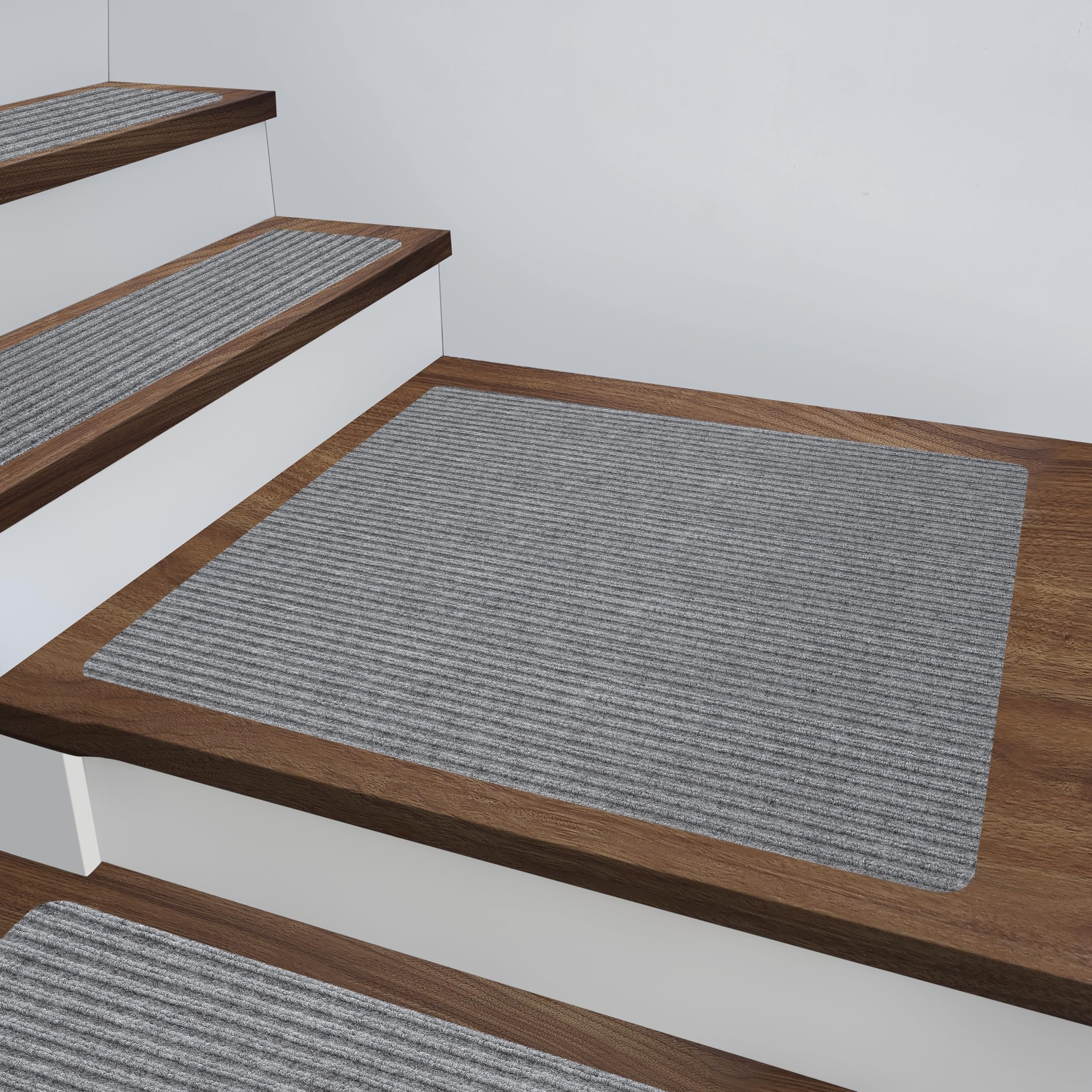 MBIGM Non-Slip Carpet Stair Tread Mat 30" x 30" Landing Rug-Matching ...