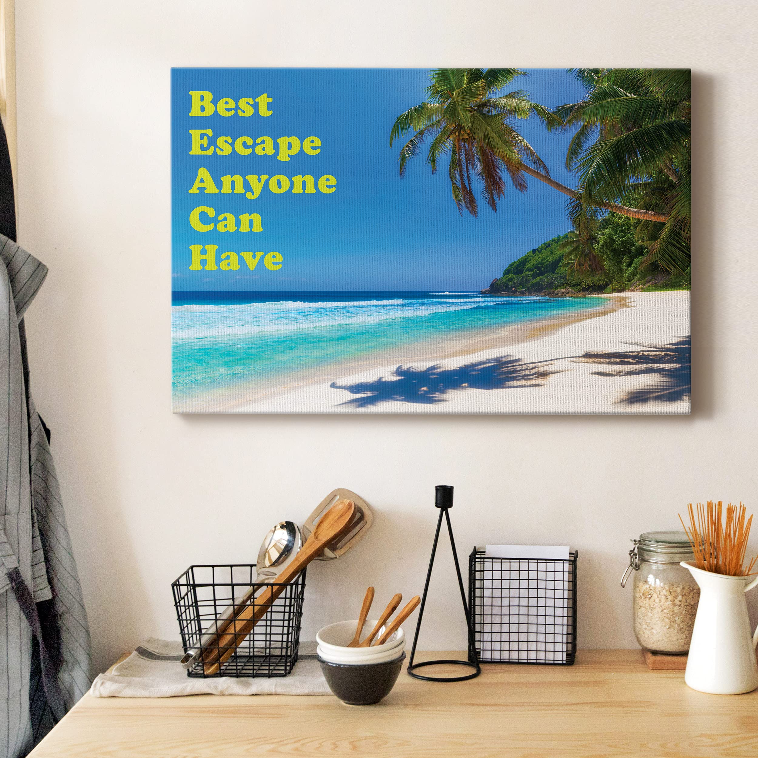 Gym Inspirational Poster Beach Workout Gym Fitness Quotes Poster