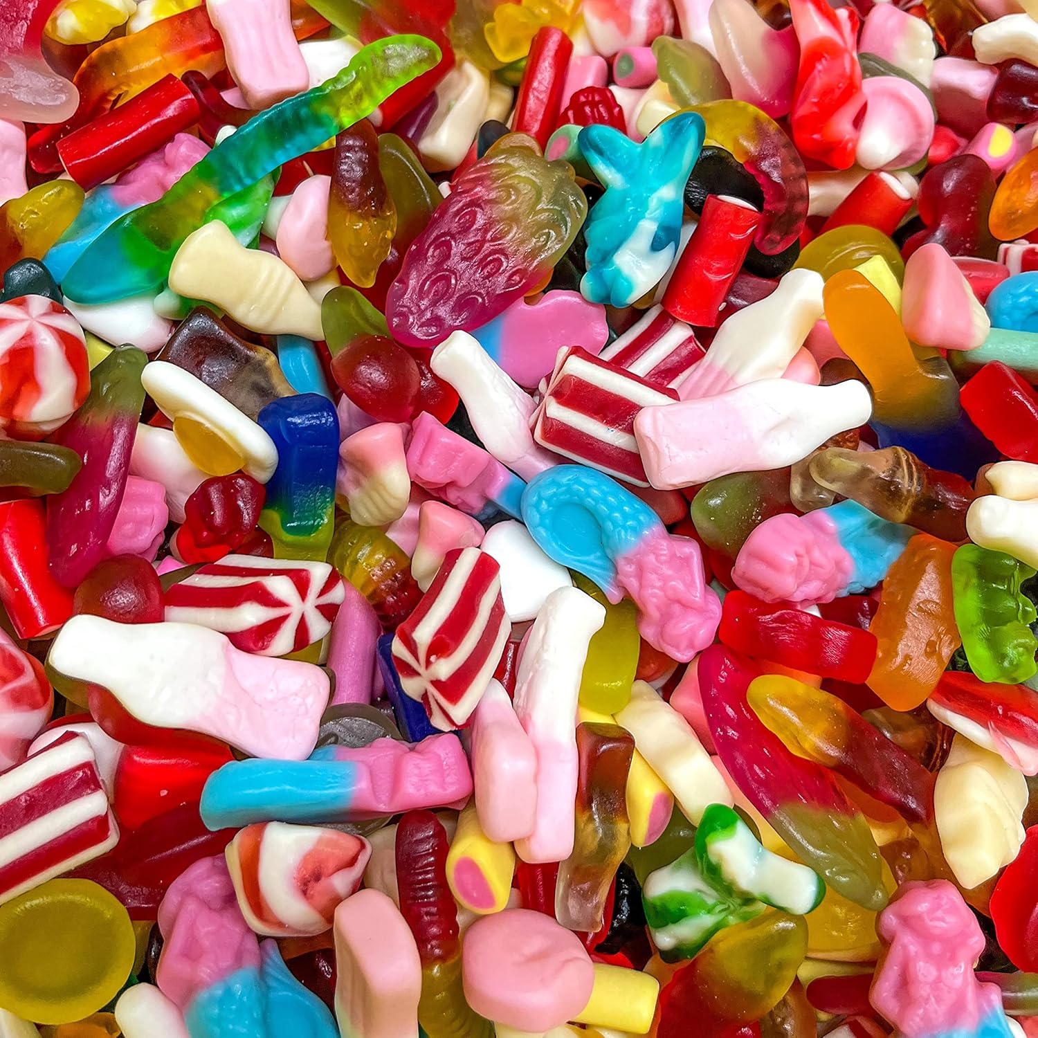 Pick & Mix Sweets – Non-Fizzy/ Gummy Pick n Mix Candy Selection - 900g ...