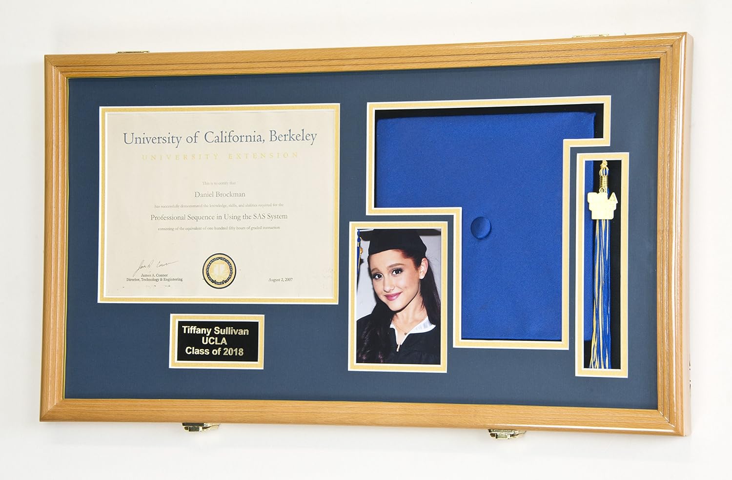 Amazon.com - Custom Graduation Diploma Frame Tassel Photo Cap Engraving ...