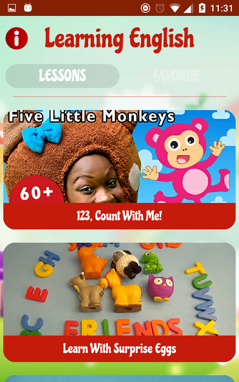 Learning English For Kids - App on the Amazon Appstore
