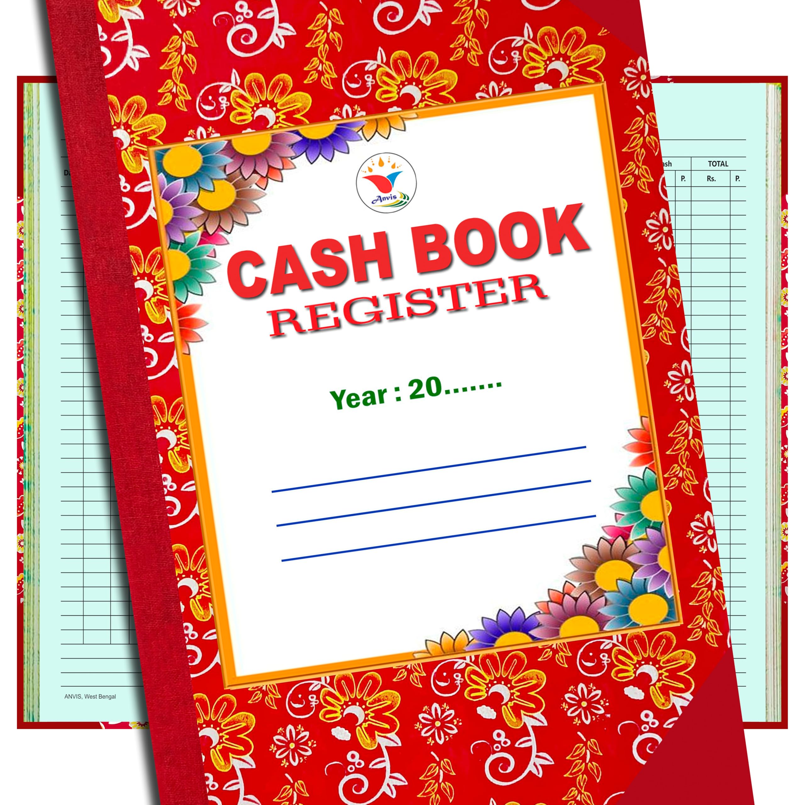 Cash Book Register | 100 Pages | 50 Sheets | Hard Bound : Amazon.in ...