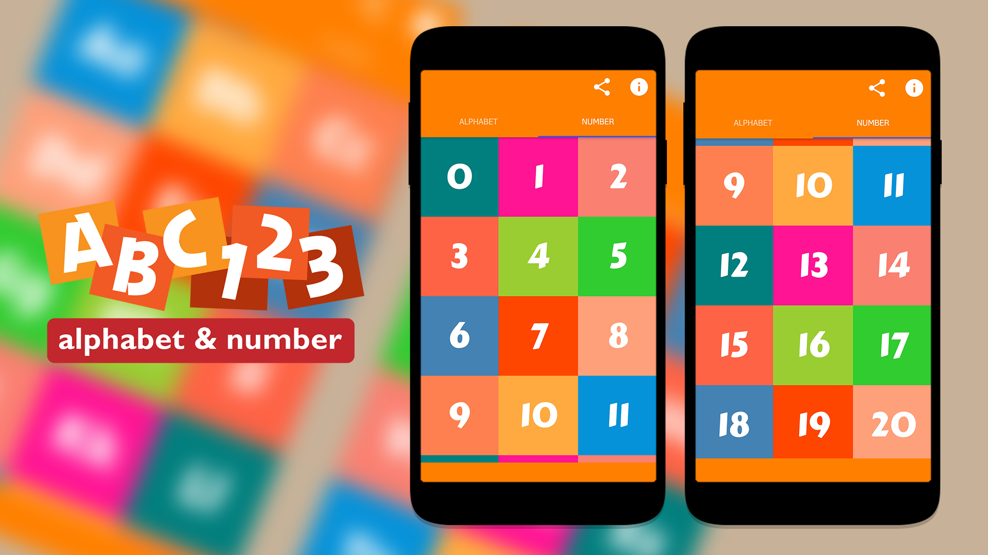 Alphabet & Numbers:Amazon.in:Appstore for Android