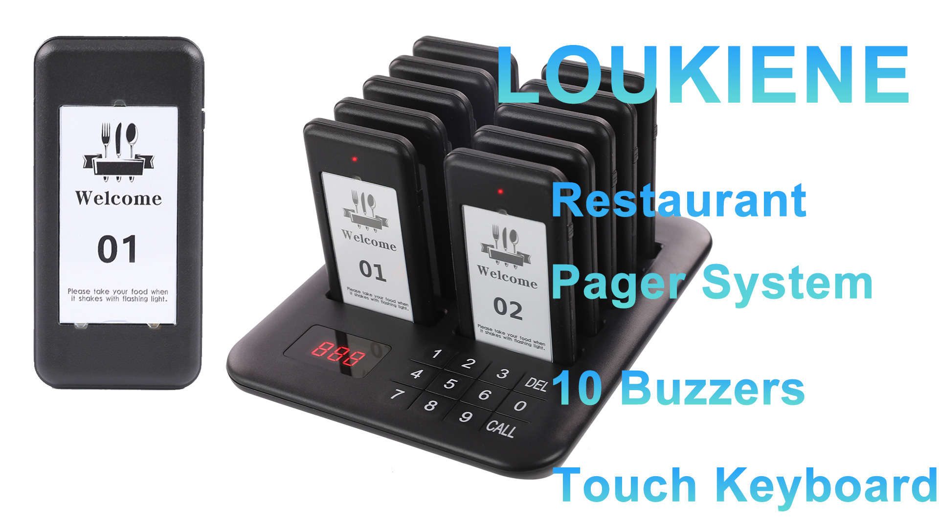 Watch How to set LOUKIENE 10 Beepers Pager System on Amazon Live
