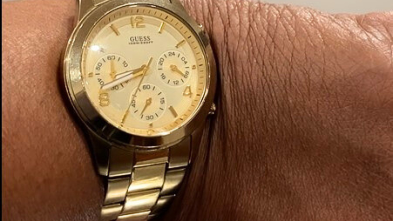 Watch Women gold watch with gold face on Amazon Live
