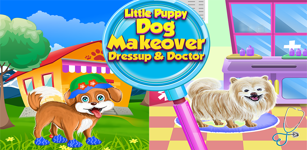 Little Pet Puppy Dog Makeover Dressup & Doctor - Free Animal Games For ...