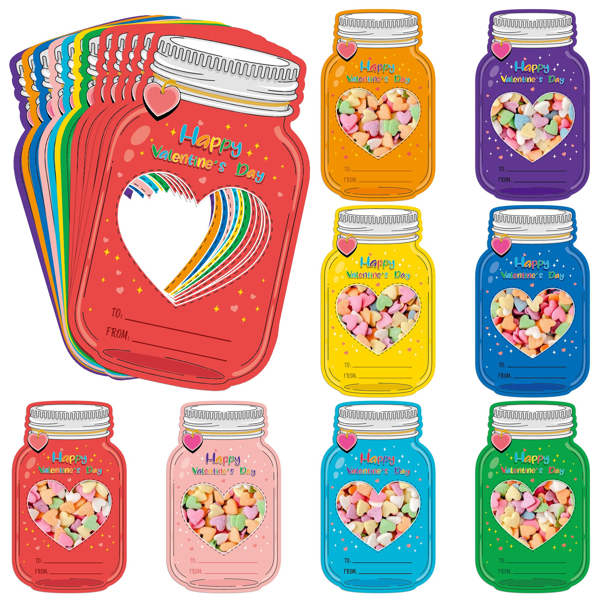 Snapklik.com : Valentines Day Cards For Kids School - 48 Pack ...