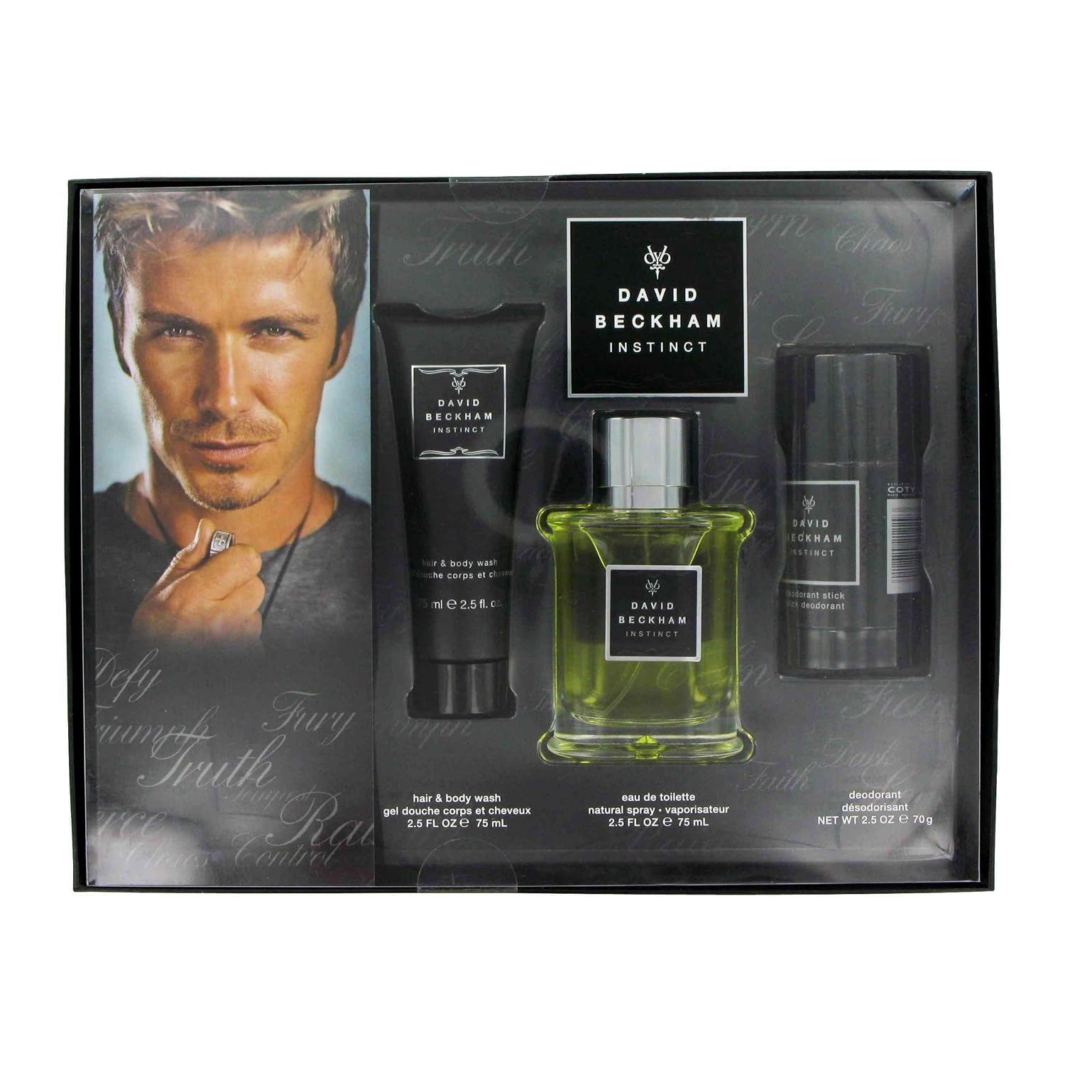 Amazon.com : David Beckham Instinct by Beckham for Men. Set-Eau De ...