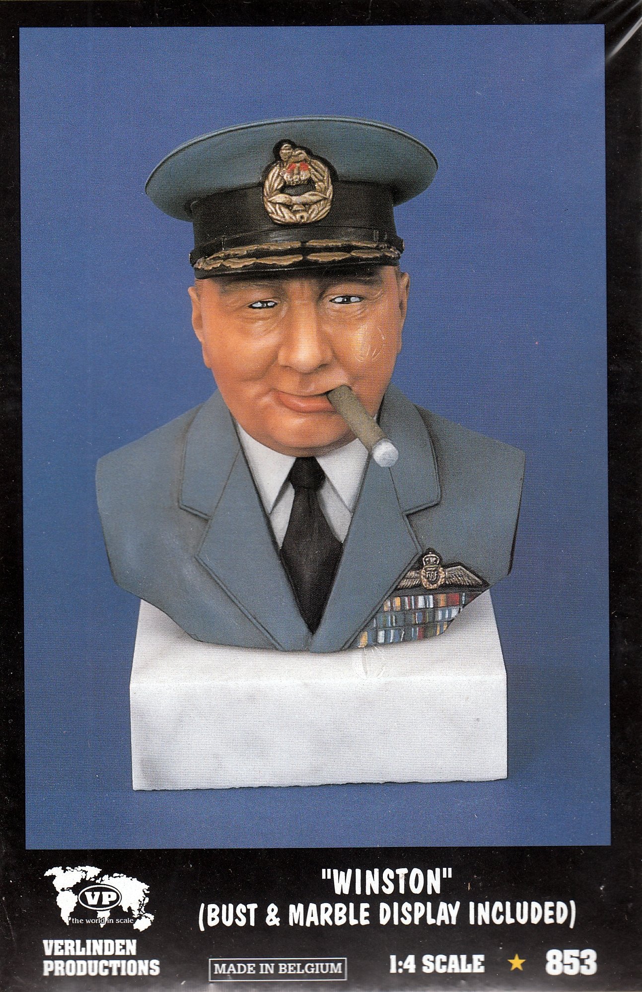 Amazon.com: Verlinden VER0853 1:4 Figure Bust - Winston Churchill ...