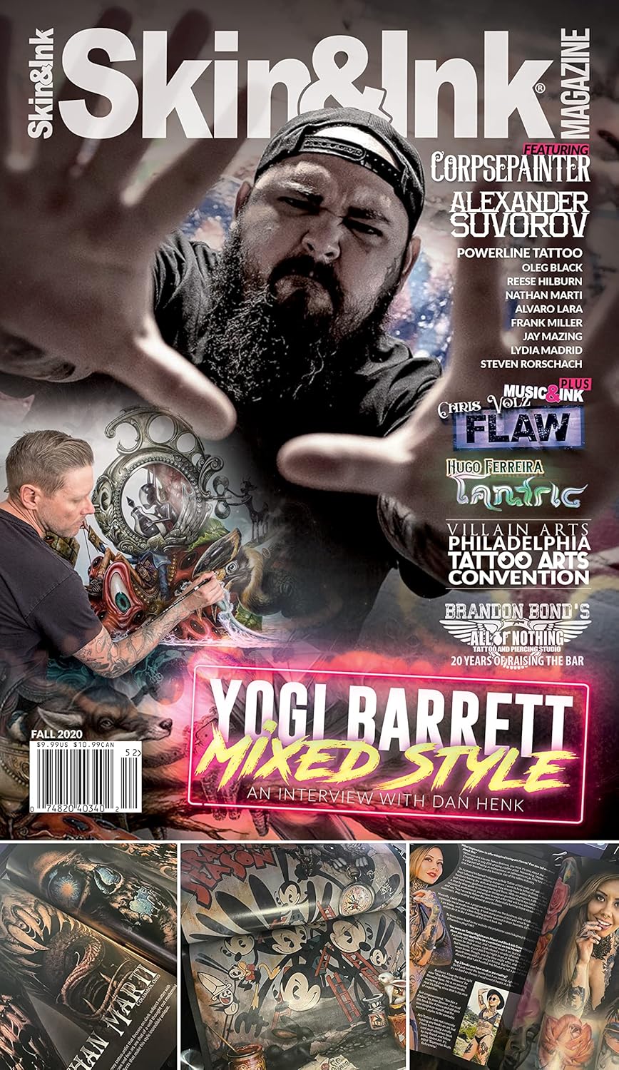 Amazon.com: Skin & Ink Magazine - Fall 2020: Featuring Yogi Barrett ...