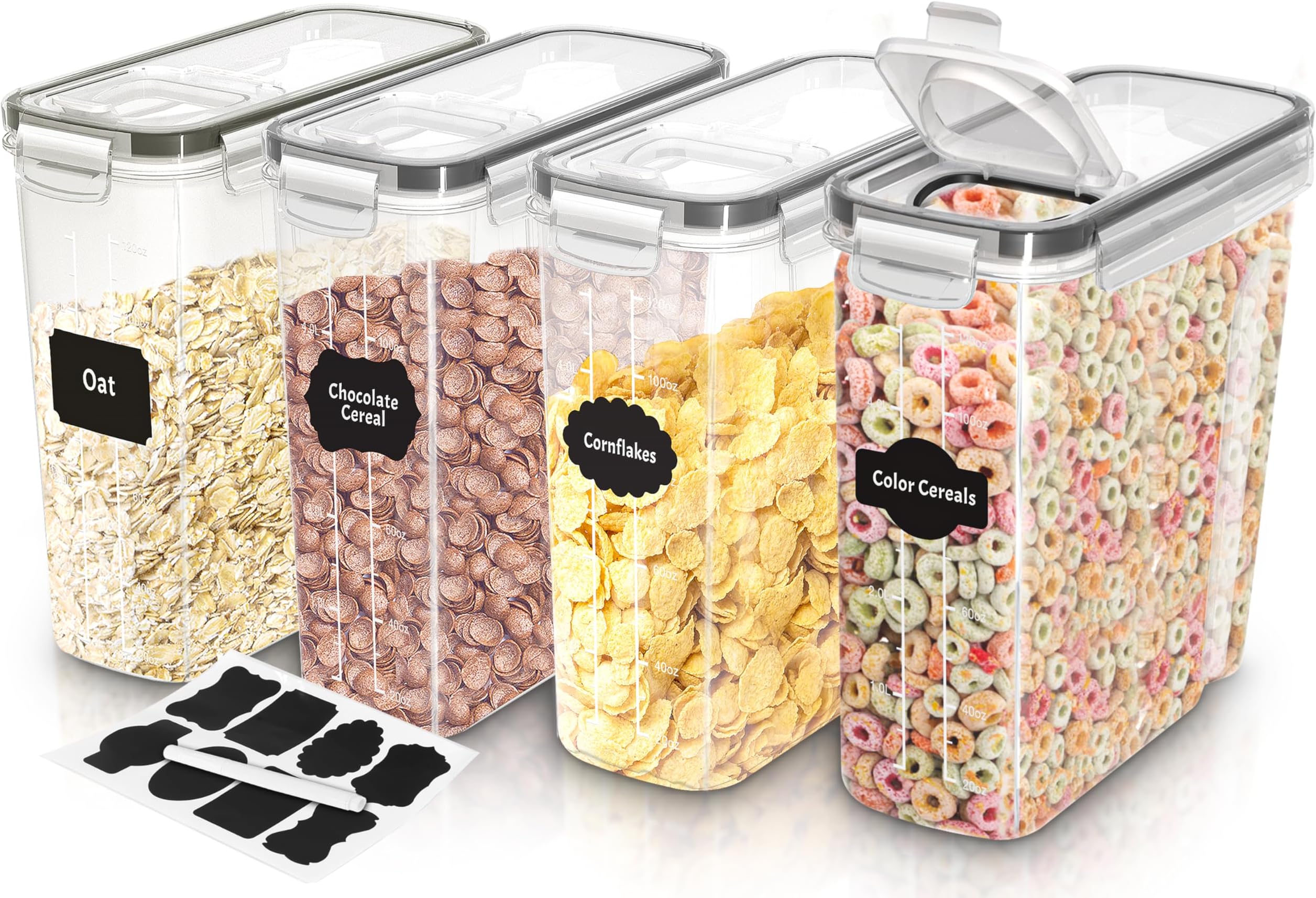 Amazon.com: Chef's Path Airtight Food Storage Containers - Set of 2 (6 ...