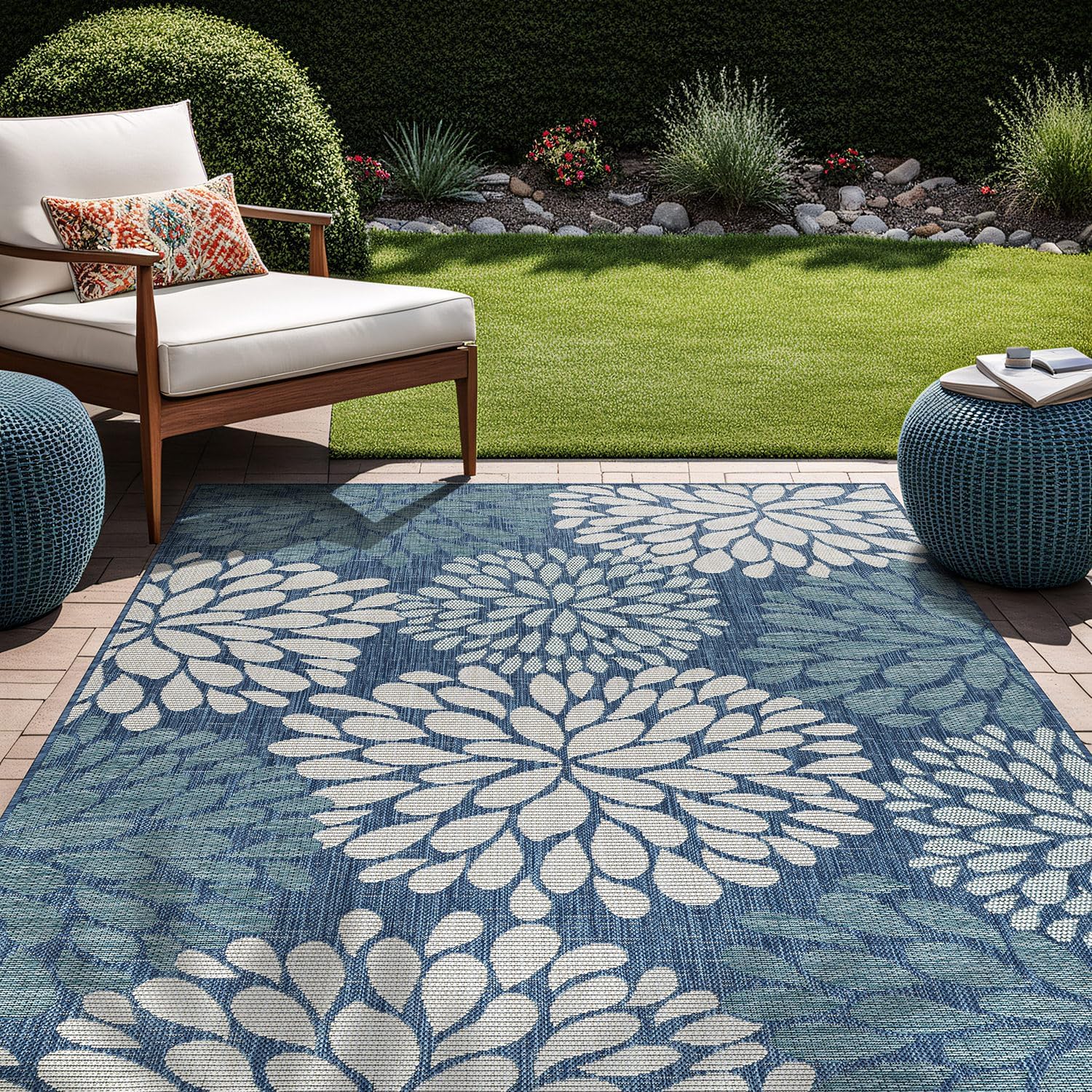 Amazon.com: Mad Mats Outdoor Rug, Reversible Plastic Mat for Patio ...