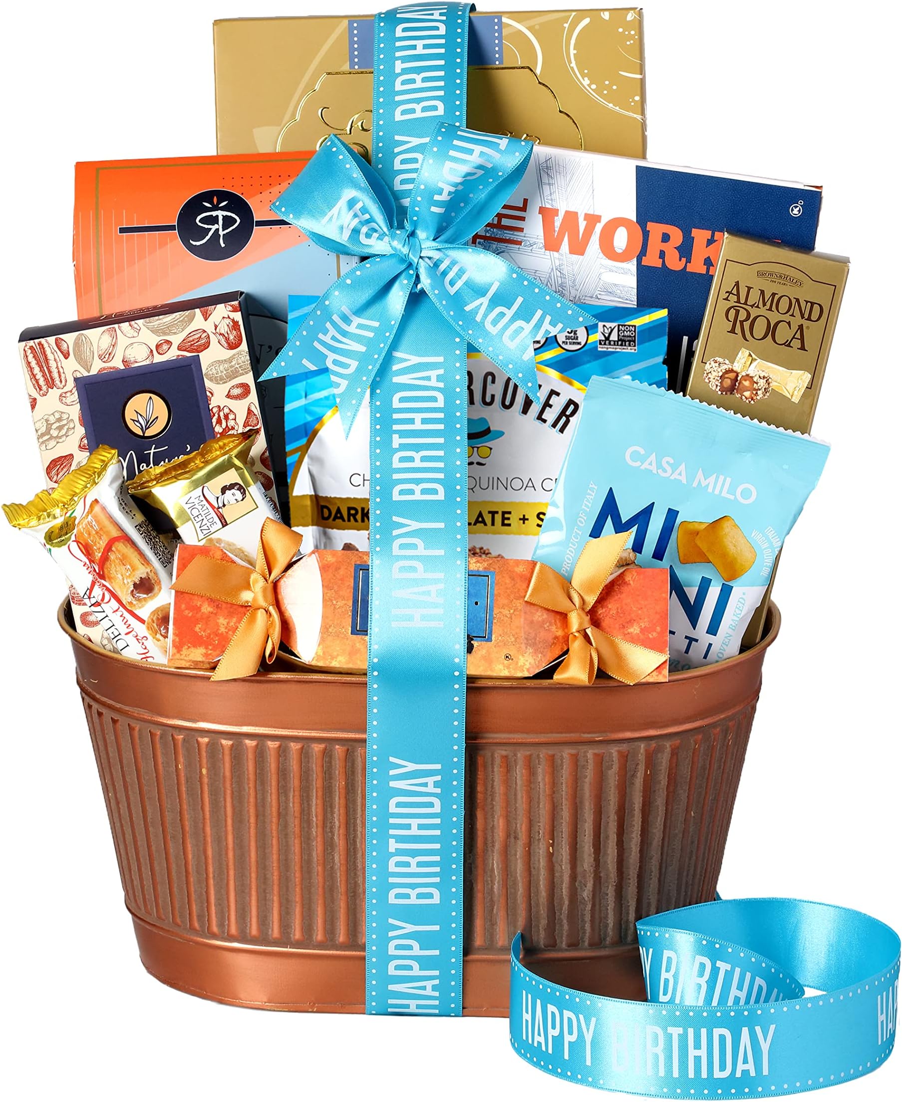 Amazon.com : Broadway Basketeers Happy Birthday Gift Basket of Gourmet ...