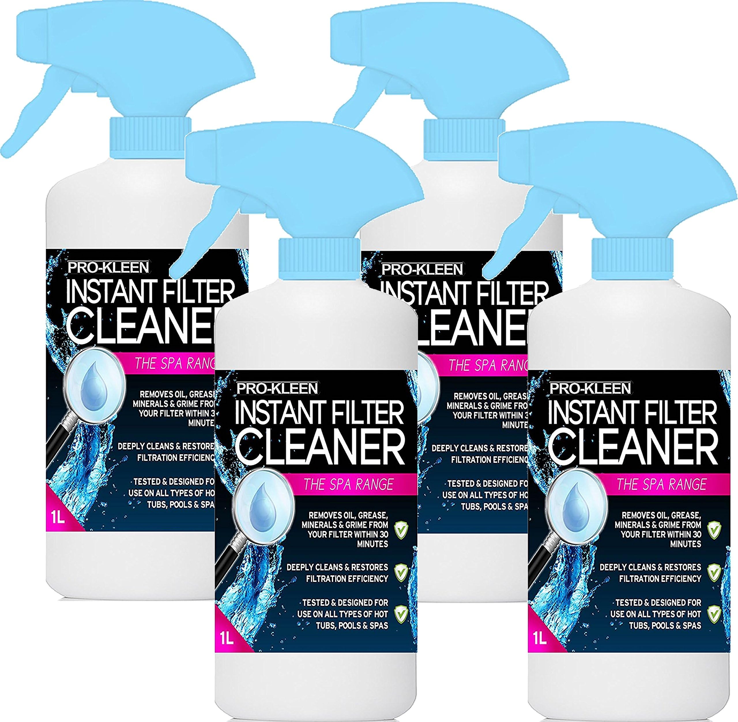 Kleen Spa Instant Filter Cleaner (Trigger Spray) for Hot Tubs, Swimming ...