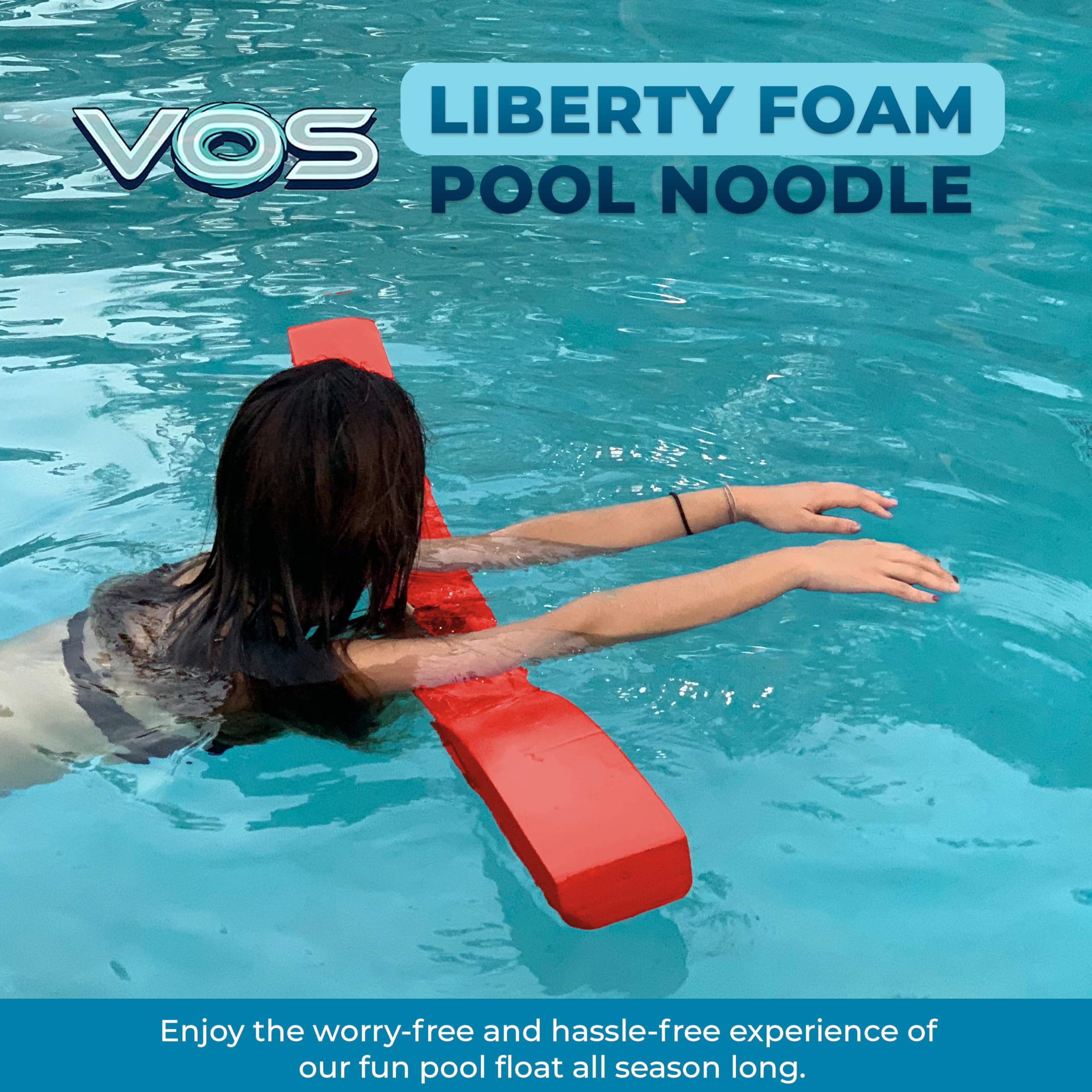 Snapklik.com : Liberty Foam Pool Wavy Noodle, Premium & Big, Super Soft ...