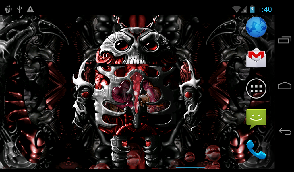 Biomechanical Droid Live Wallpaper - App on Amazon Appstore