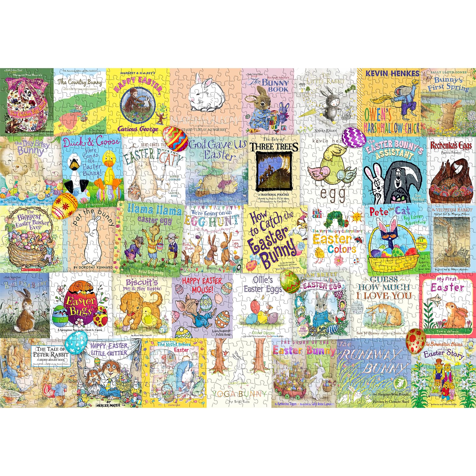 Amazon.com: Book Puzzles for Adults 1000 Pieces, 39 Classic Easter ...